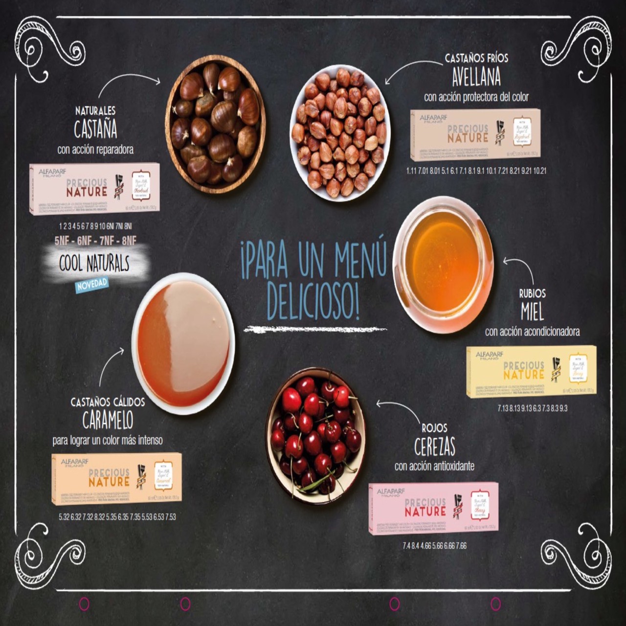 Alfaparf Precious Nature color creme 60ml ยาย้อมผมปกปิดผมขาวปราศจาก ...