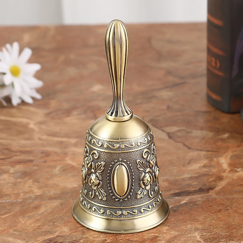 Manual Bell Meditation Hand Bell Retro Style Lucky Dinner Prayer ...