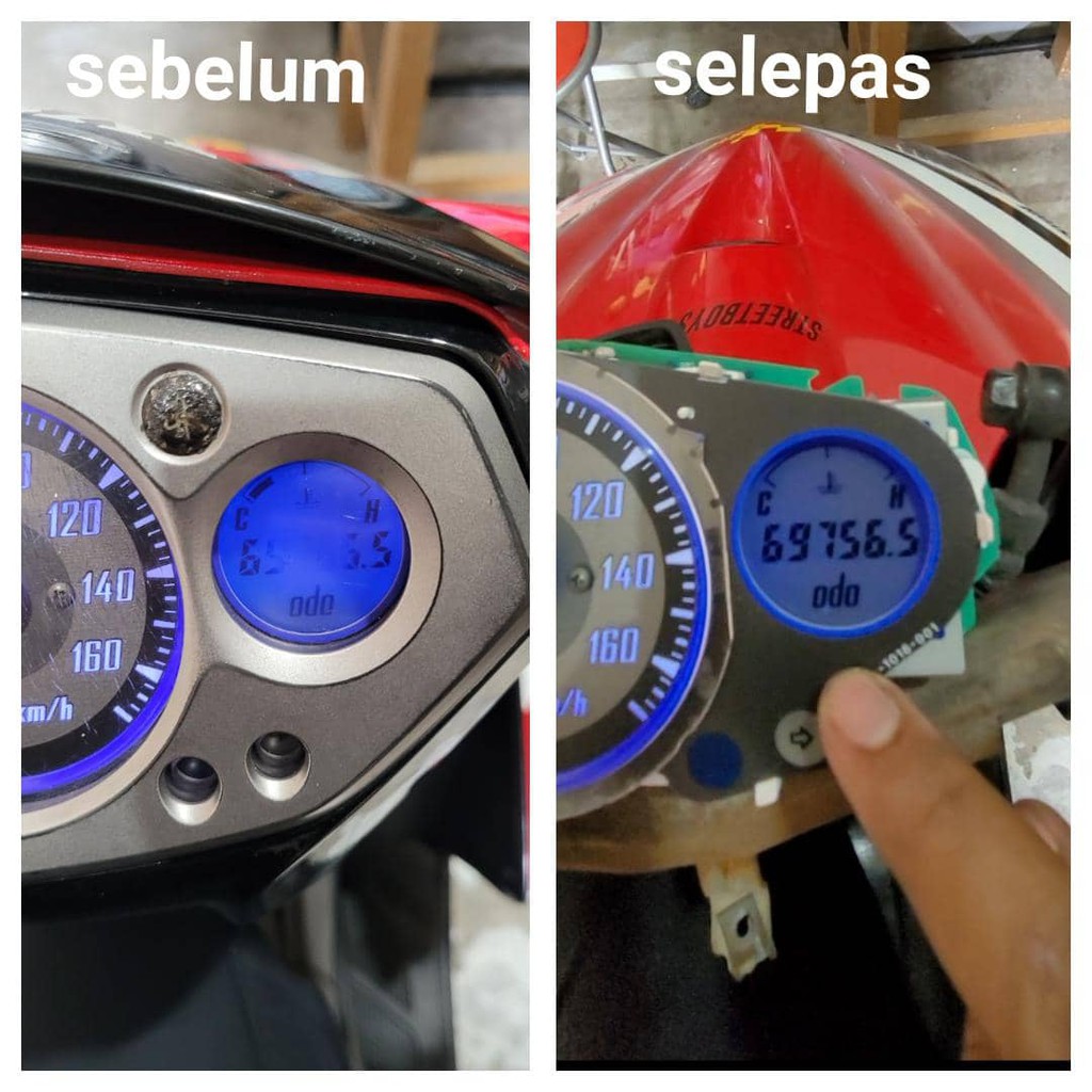 yamaha nouvo lc polarized meter | Lazada