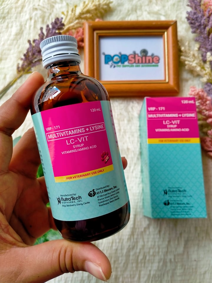 LC VIT Multivitamins 120ml LC-Vit Syrup Multivitamins Amino Acid Pet ...
