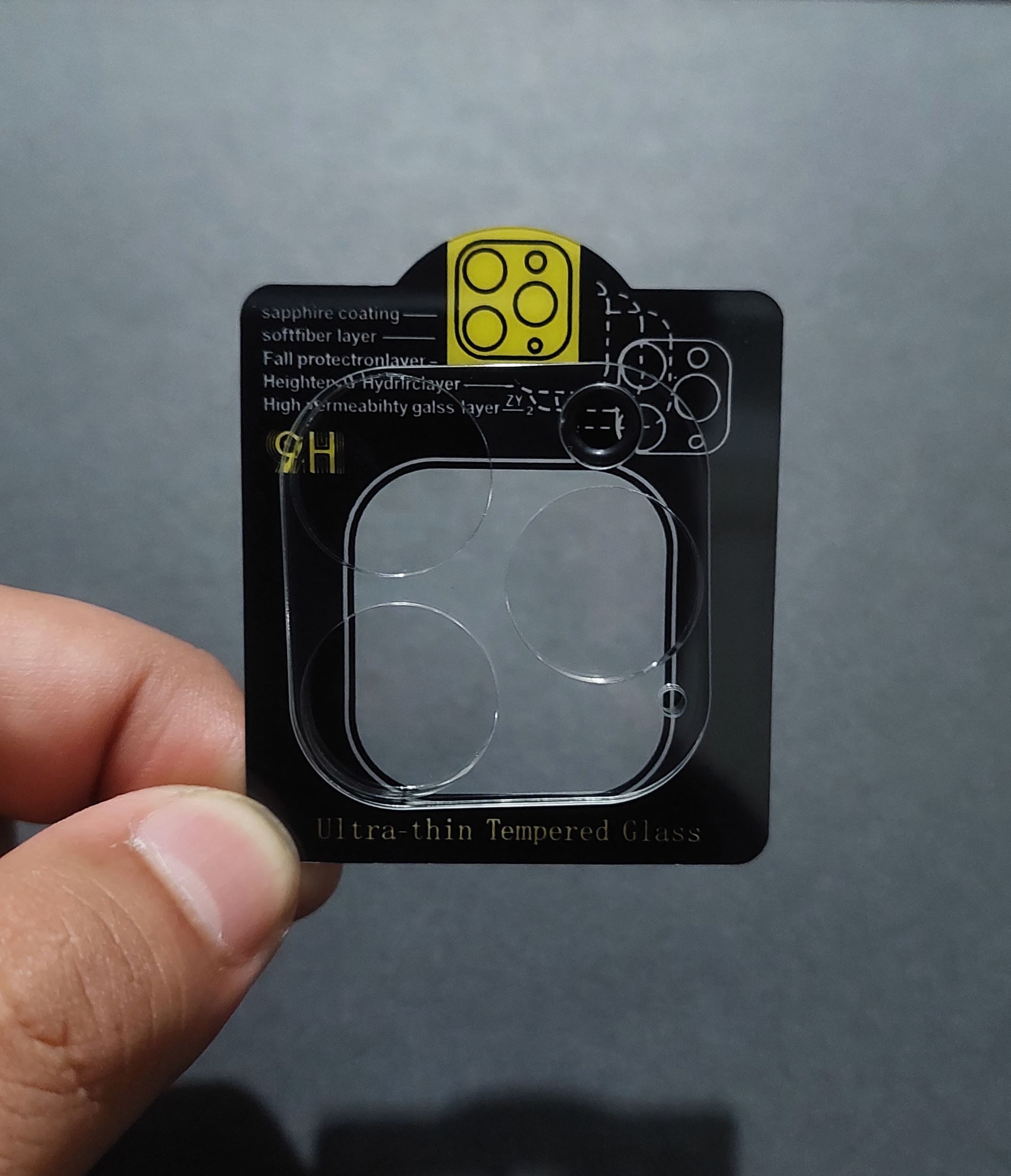 iPhone 16 Pro Max - 9D Back Camera Protector - Tempered Glass | Daraz.pk