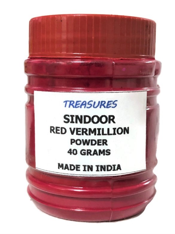 Treasures Sindoor - Red Vermillion Powder - Kumkum - 100% Pure From ...