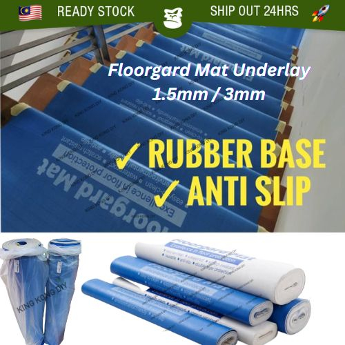 1.5mm 3mm Floorgard Mat Underlay for Interlocking Flooring SPC Flooring ...