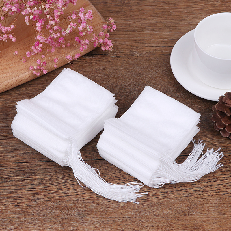 100Pcs/Lot Bags Tea Bags Infuser With String Heal Seal 7 x 9cm Sachet ...