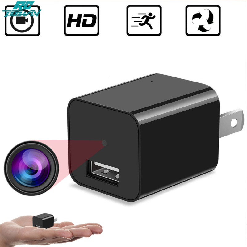 HD 1080p Wall Mini Usb Charger Camera Monitor Home Security ...