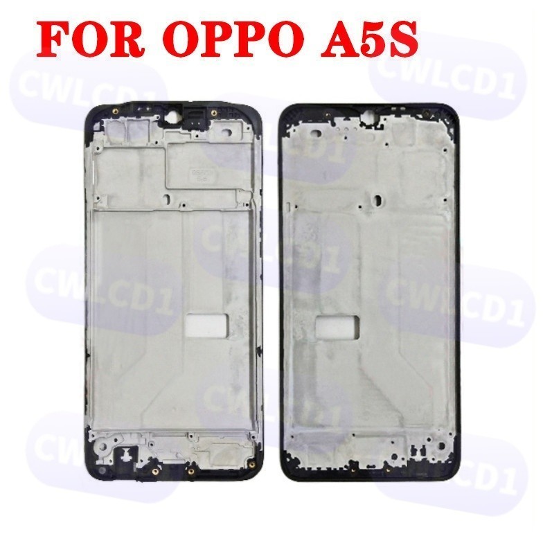 Front Middle Back Housing Frame For Oppo A5s LCD Middle Frame Back Door ...