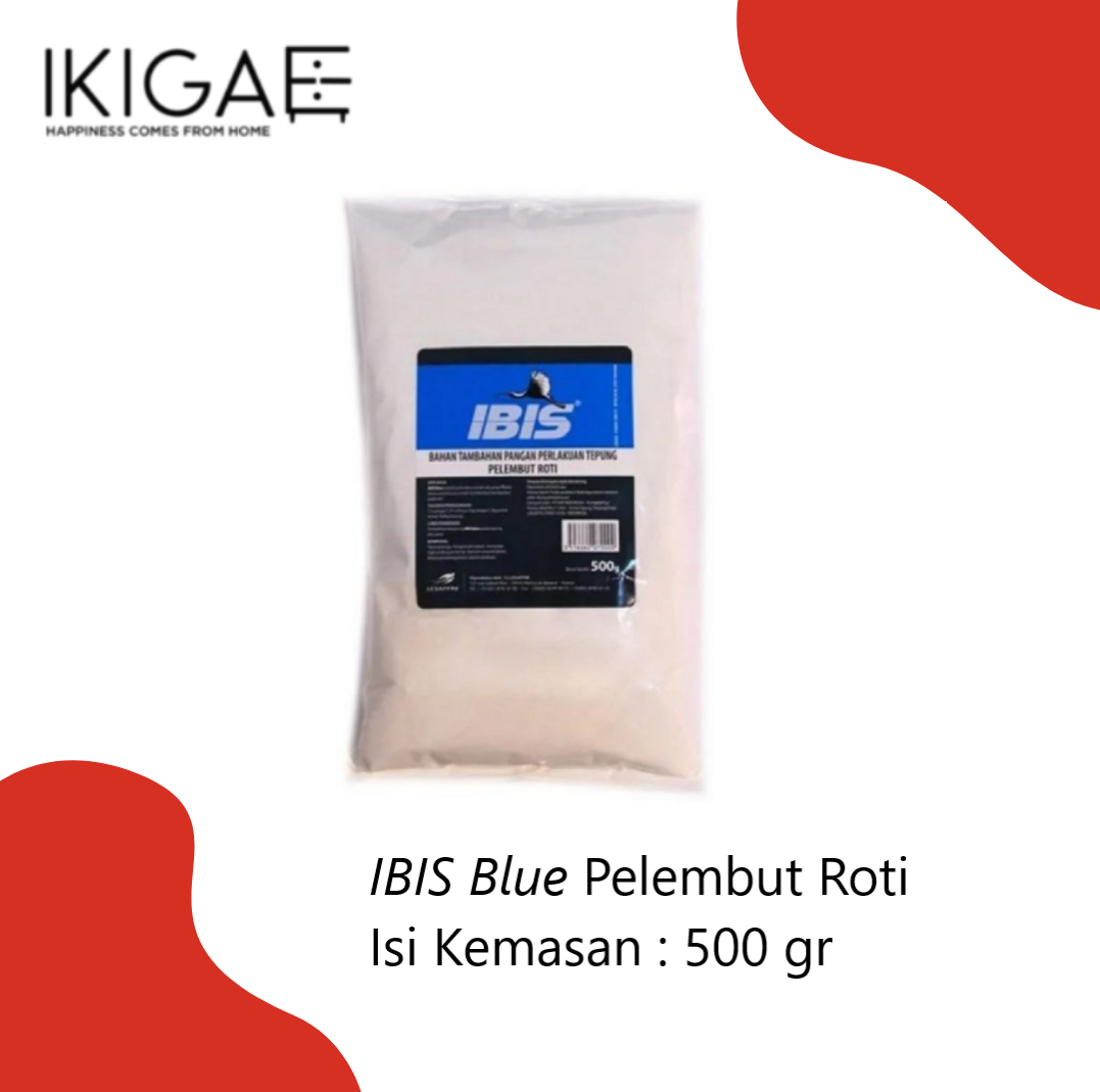 IBIS BLUE PELEMBUT ROTI / BREAD IMPROVER 500 GR | Lazada Indonesia