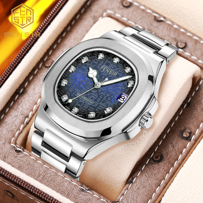 FENSIR watch men's calendar waterproof watch men's watch Nautilus ...