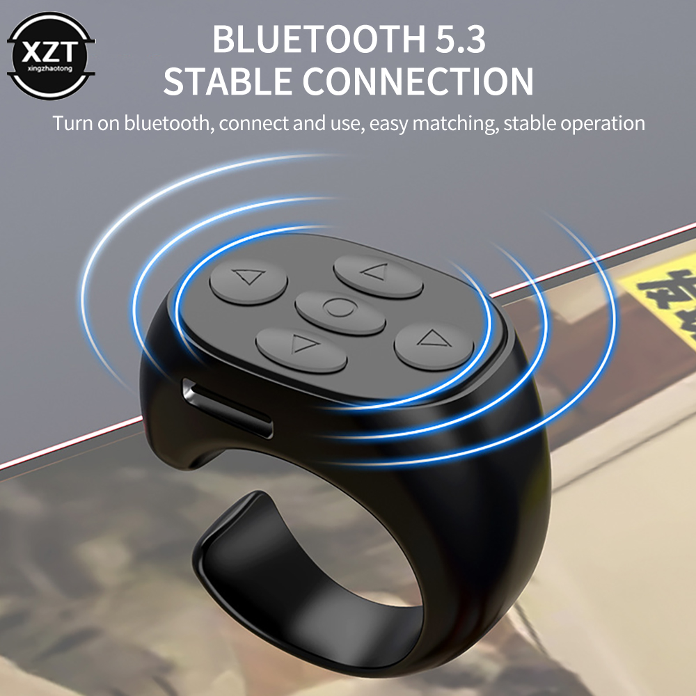 Wireless Bluetooth Mobile Selfie Lazy Artifac Photo Turn Page ...