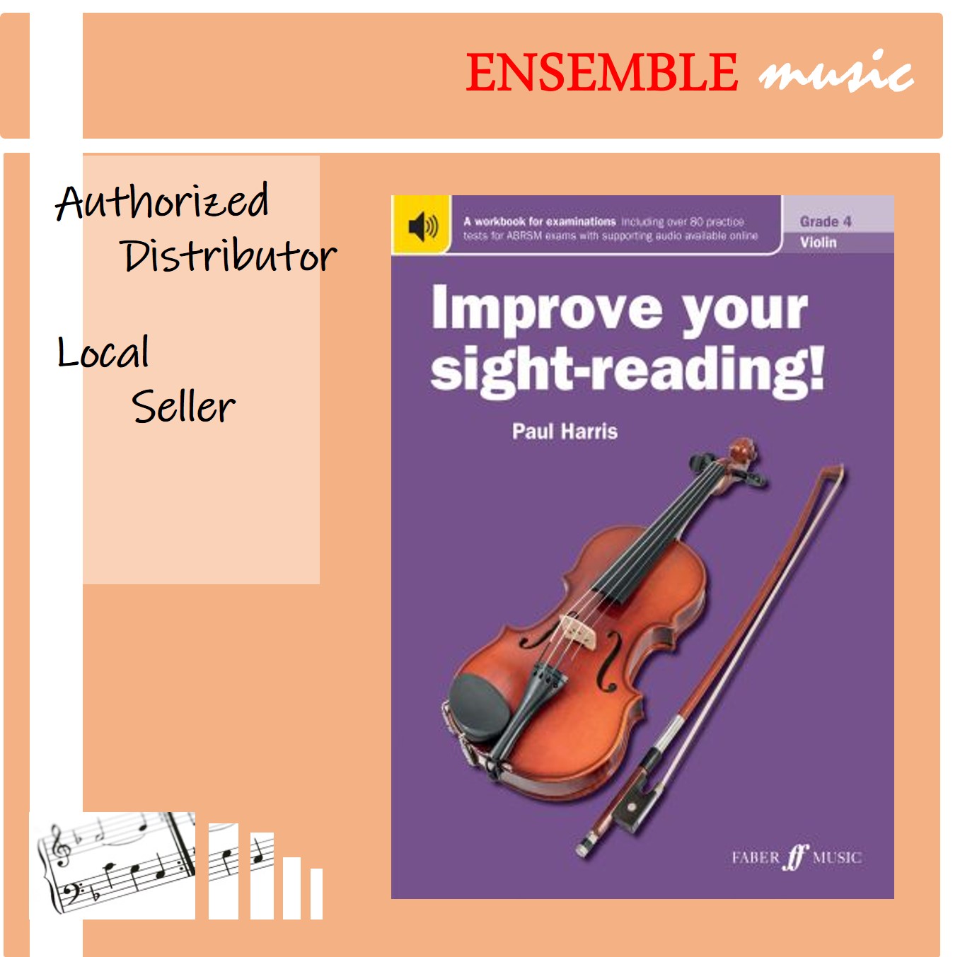 Improve your sight-reading! Violin - Initial-Grade 1, Grade 2, Grade 3 ...