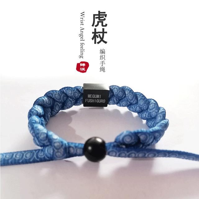 Anime Jujutsu Kaisen Gojo Satoru Cosplay Braided Hand Rope Holographic ...