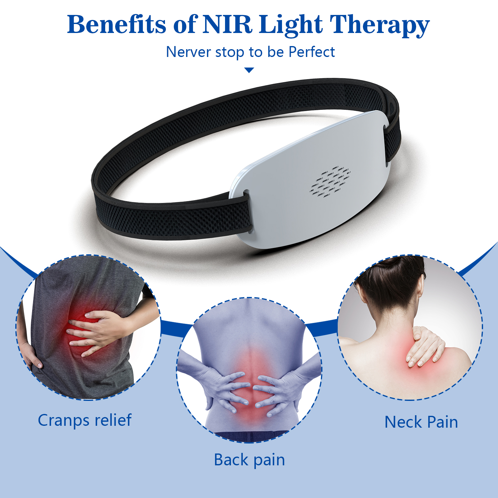 KTS 100 LED 660NM Cold Laser Sore Muscle infrared light therapy for ...