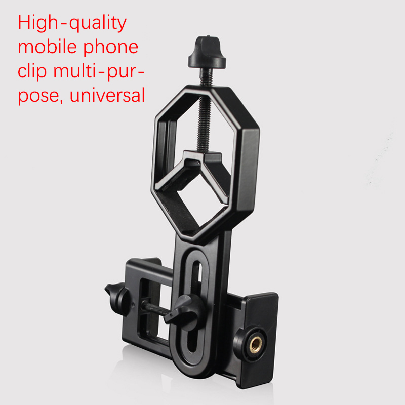 Cell Phone Adapter with Spring Clamp Mount Monocular Microscope ...
