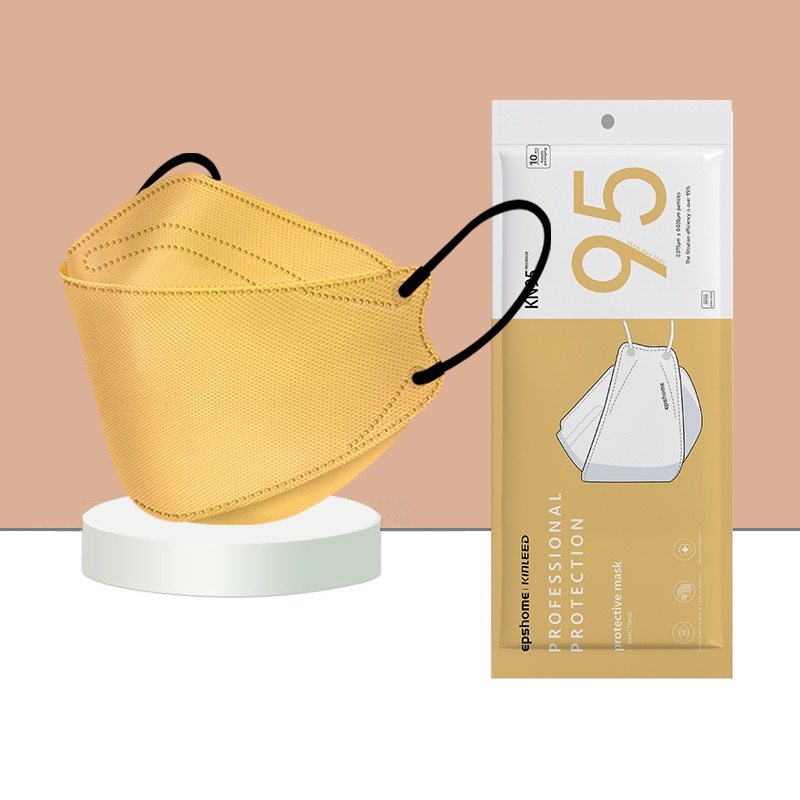 Kilala 50PCS KF94 Face Mask original Khaki Nude mask FDA Approved Face ...