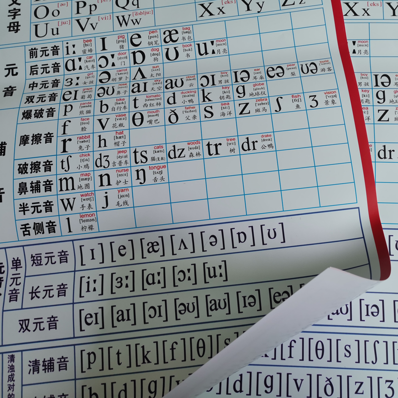 48 English International Phonetic Alphabet wall charts in primary ...