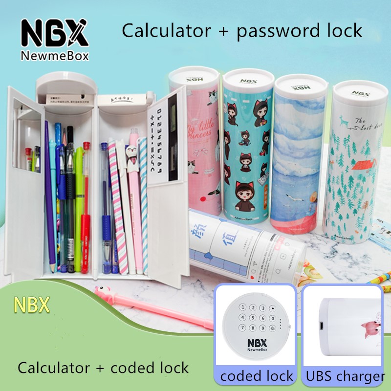【Flowershav MALL】Nbx Smart Electronic Code Lock Pencil Case Multi ...
