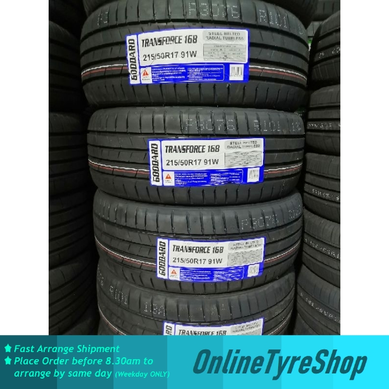 215/50/17 Goddard Transforce 168 Tyre Tayar | Lazada