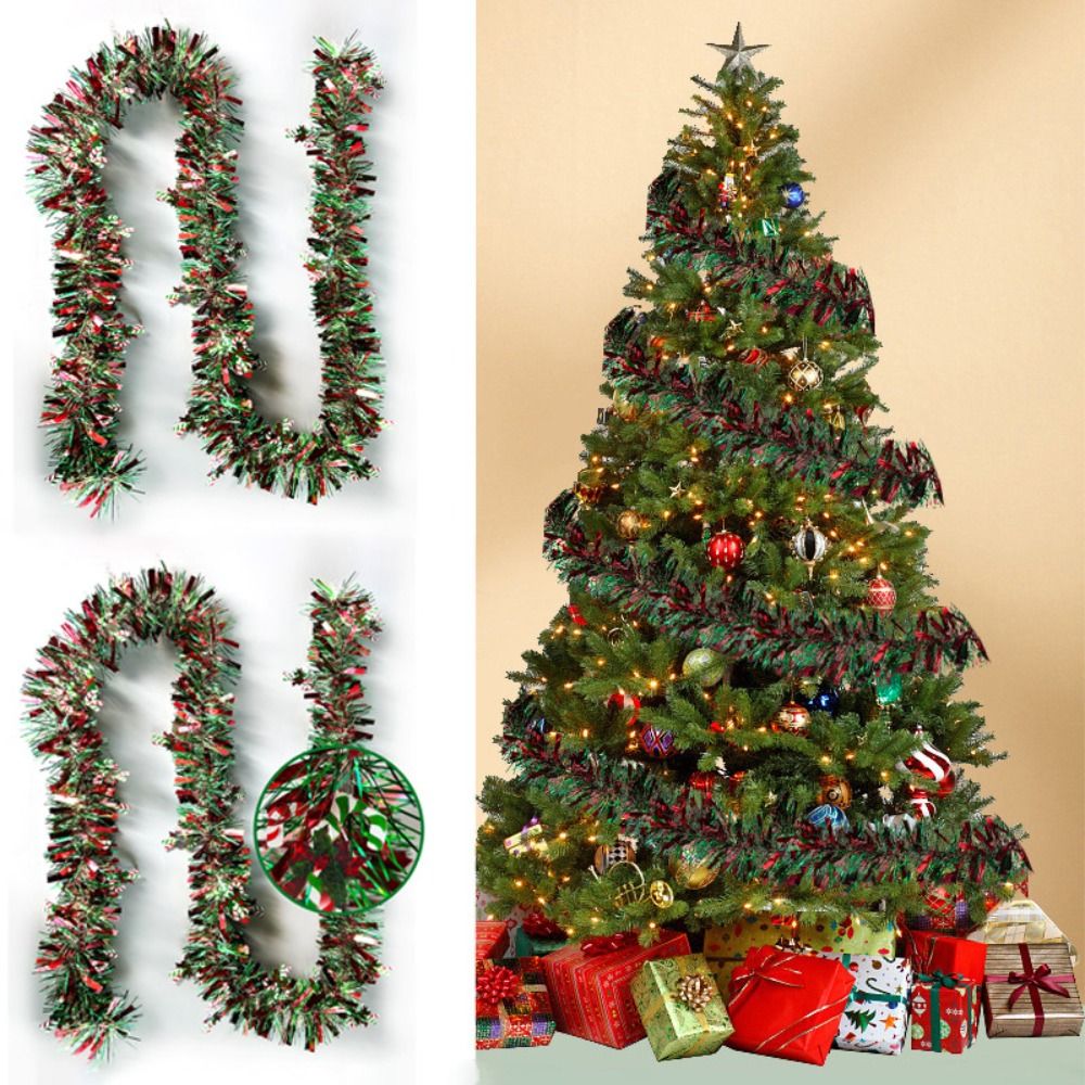 2M New Santa Claus Christmas Wool Strip Snowman Scene Layout Christmas ...