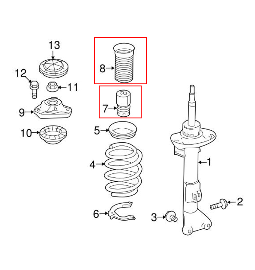 BENZ ยางกันฝุ่น ยางกันกระแทกโช๊คอัพหน้า กันกระแทกหน้า Mercedes-Benz ...