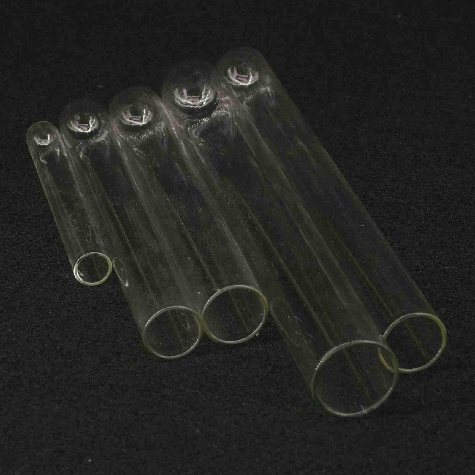 【41702198】Lot(5) Multiple Sizes 10mm-18mm Diameter Length Lab Glassware ...