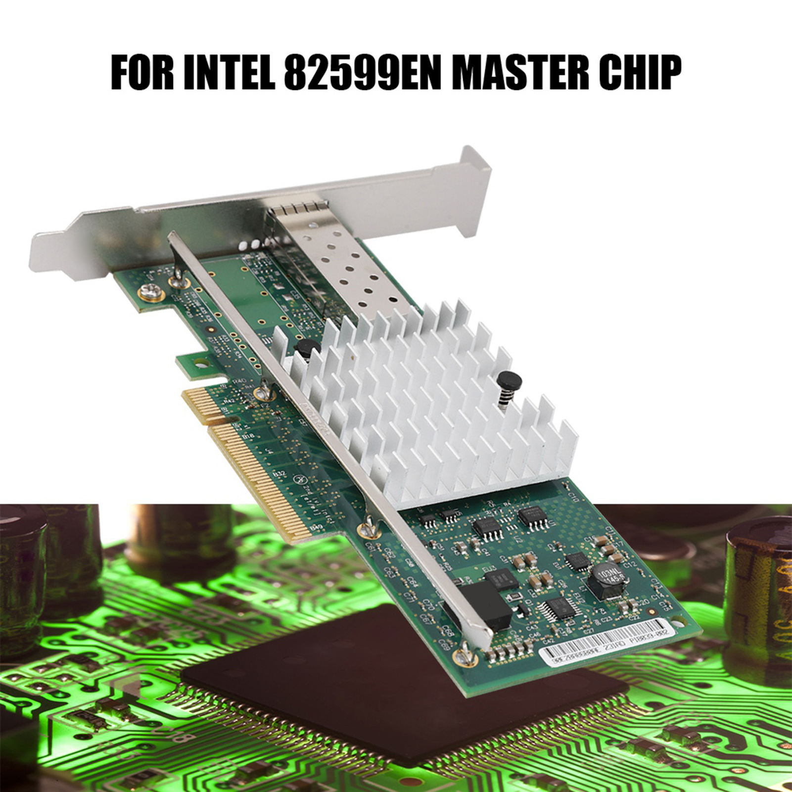 Desktop Adapter PCI-E LEDs Indicators Desktop Network Card 10Gbps Data ...