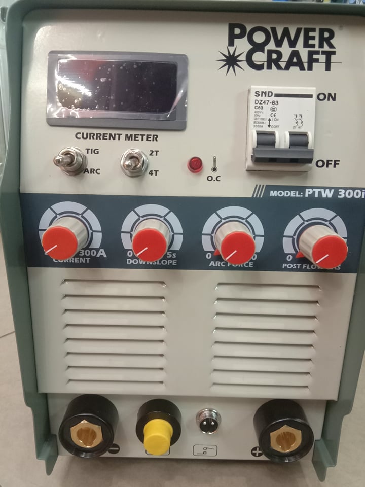 POWERCRAFT TIG ARC WELDING MACHINE PTW 300i *Vaispowertools* | Lazada PH