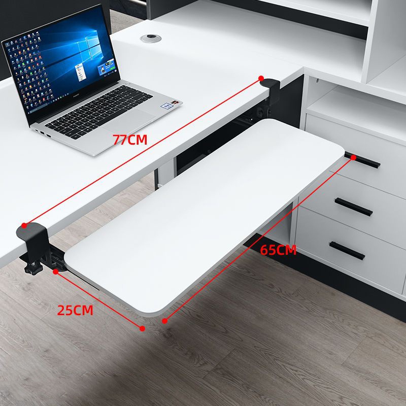 Desk Extension Board ที่วางคีย์บอร์ด ไม่ต้องเจาะโต๊ะ เสียงเงียบ การจัด ...