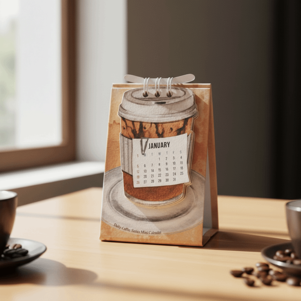Functional Accessory Small Size 2026 Desk Calendar Aesthetic Design ...