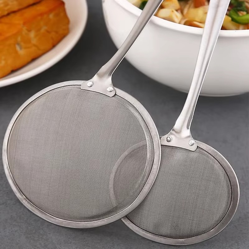 Kitchen Multi-functional Filter Spoon Stainless Steel Fine Mesh Wire ...