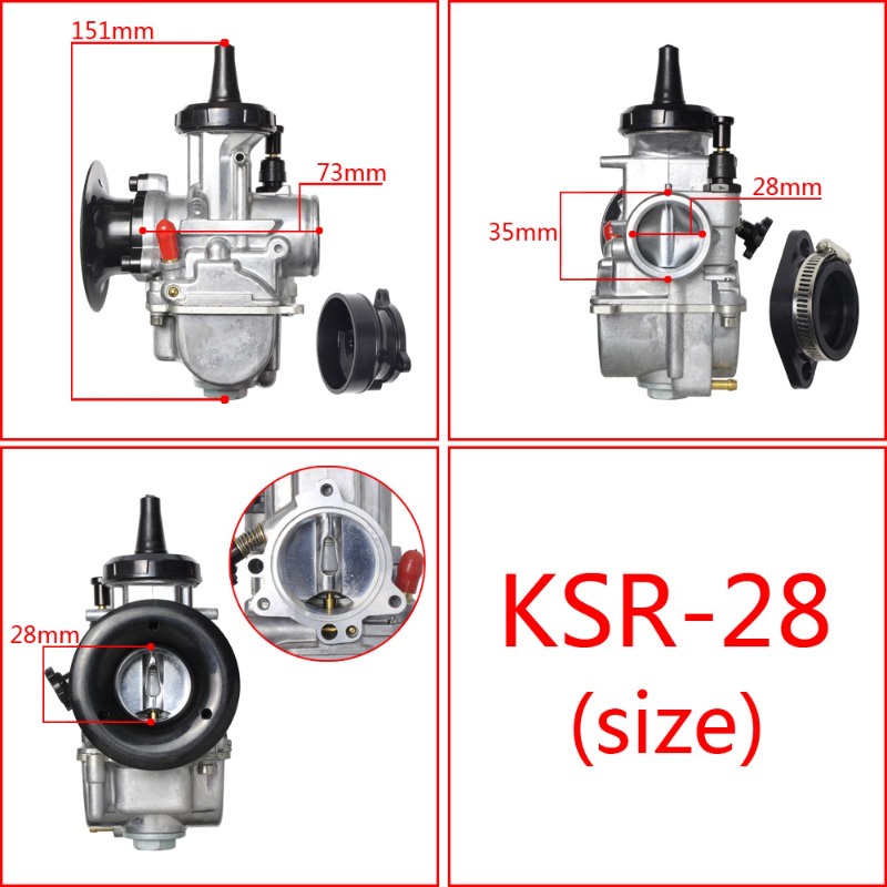 KSR EVO KOSO Motorcycle 28MM 30MM 32MM 34MM Carburetor Motorcycle ...