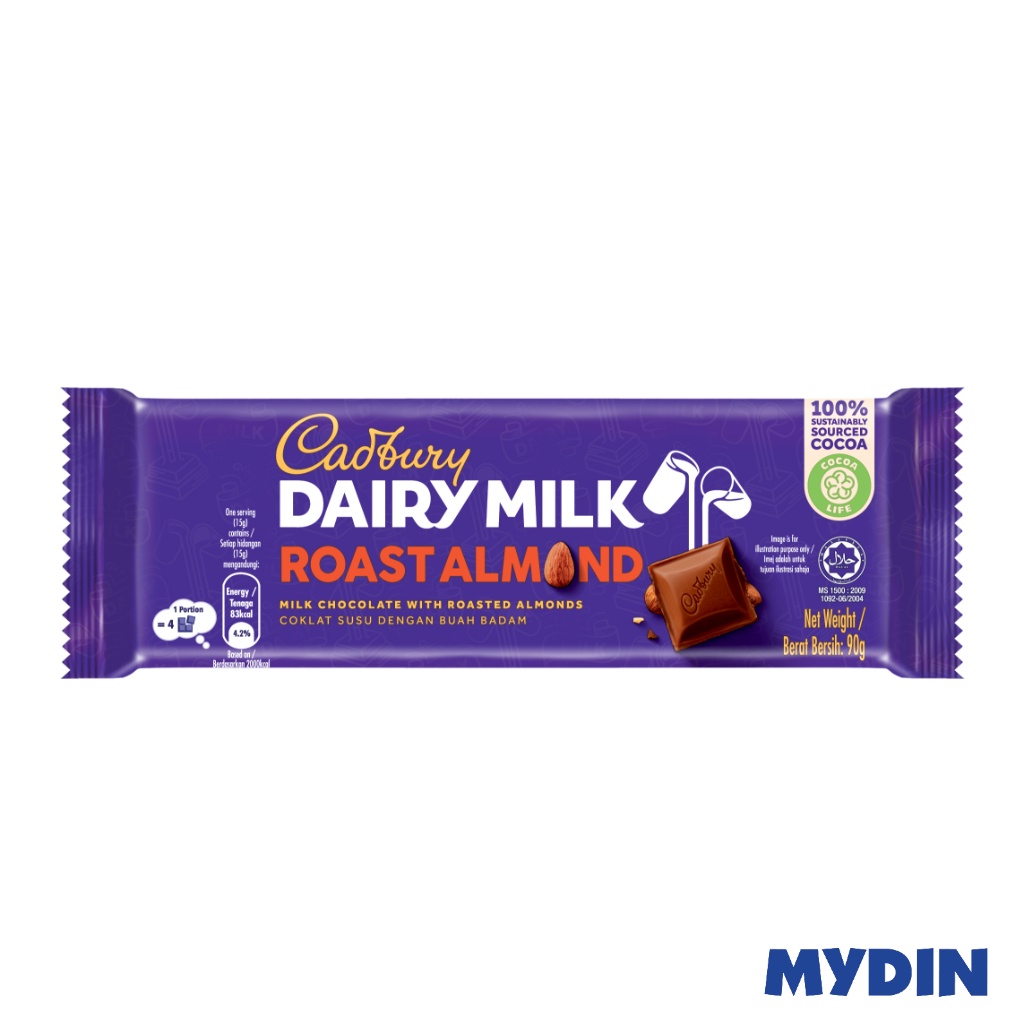 Cadbury Dairy Milk (90g) - 5 variants | Lazada
