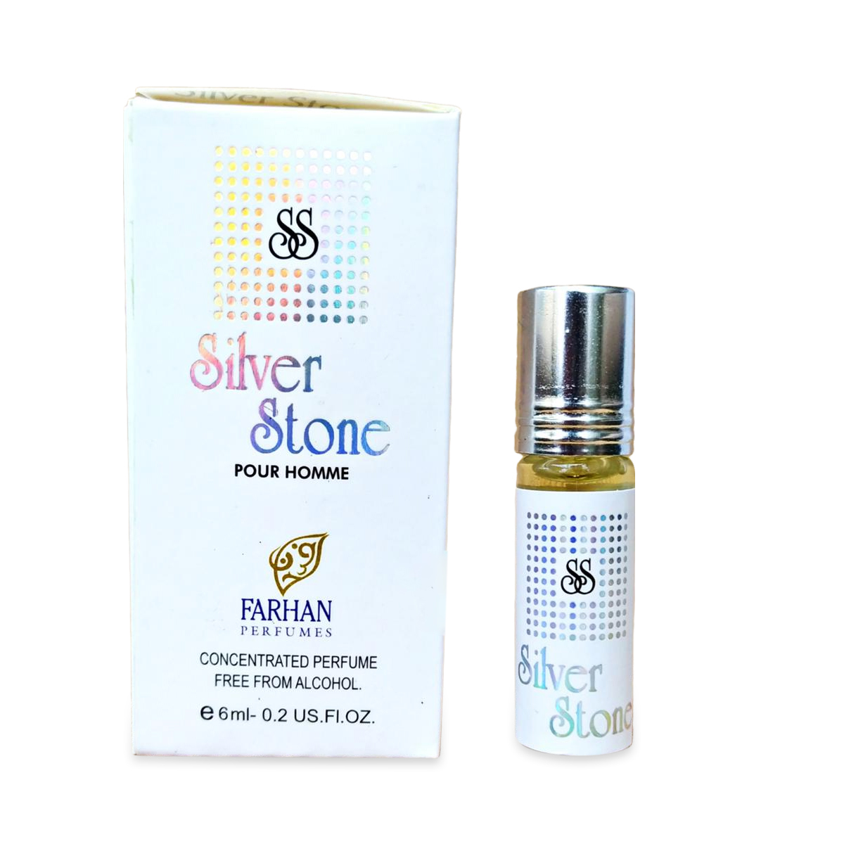 Silver Stone Concentrated Perfume Oil Attar Long Lasting Non-alcoholic ...