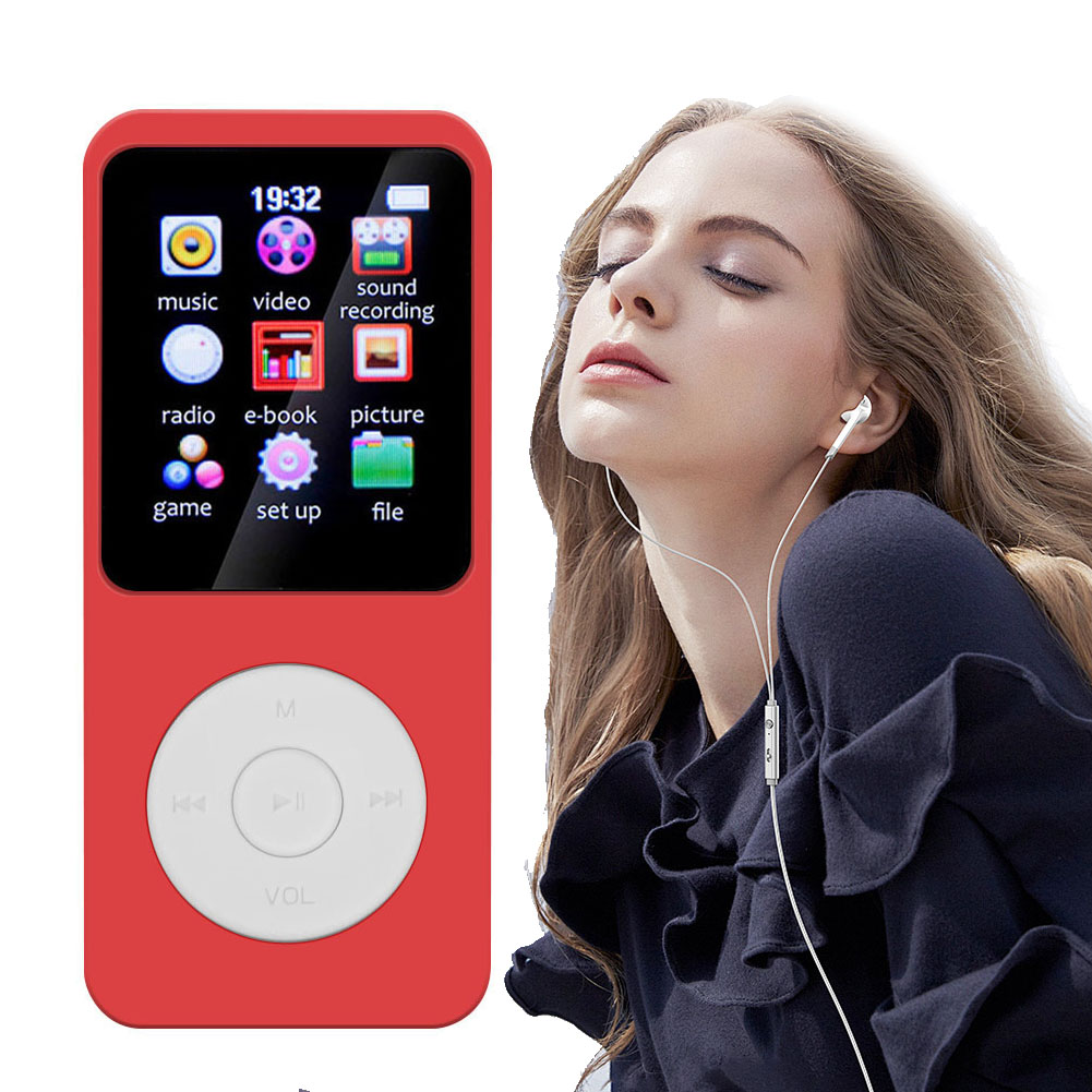 【Stylish】 MP3 Music Player Portable MP4 MP3 Player 5.0 1.8in Color ...