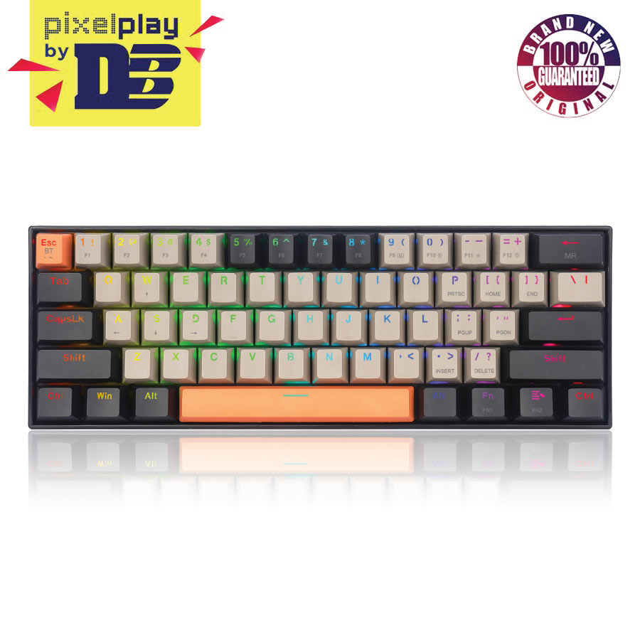 Redragon Draconic Pro Wired/2.4G/BT Mechanical Gaming Keyboard (Dust ...