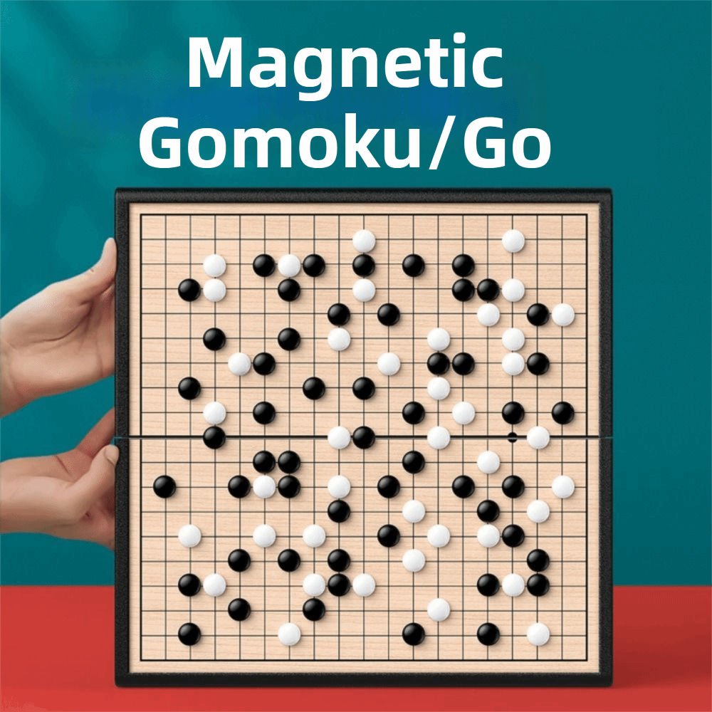 Old Board Game Magnetic Gomoku Game Set Foldable Chessboard S/M/L/XL Go ...