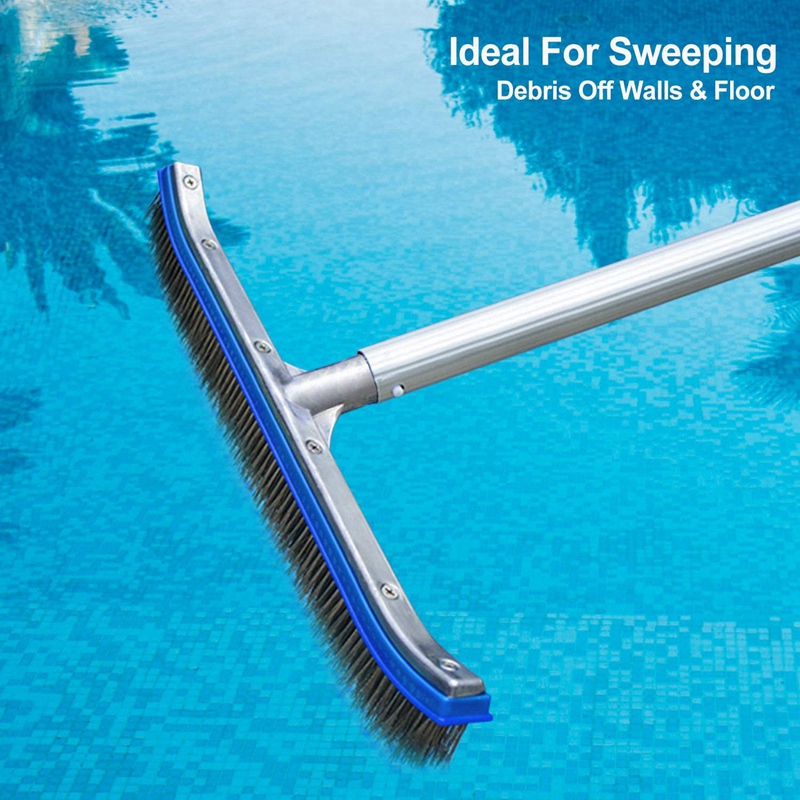 18 Inch Stainless Steel Swimming Pool Brush with Small Brush for ...