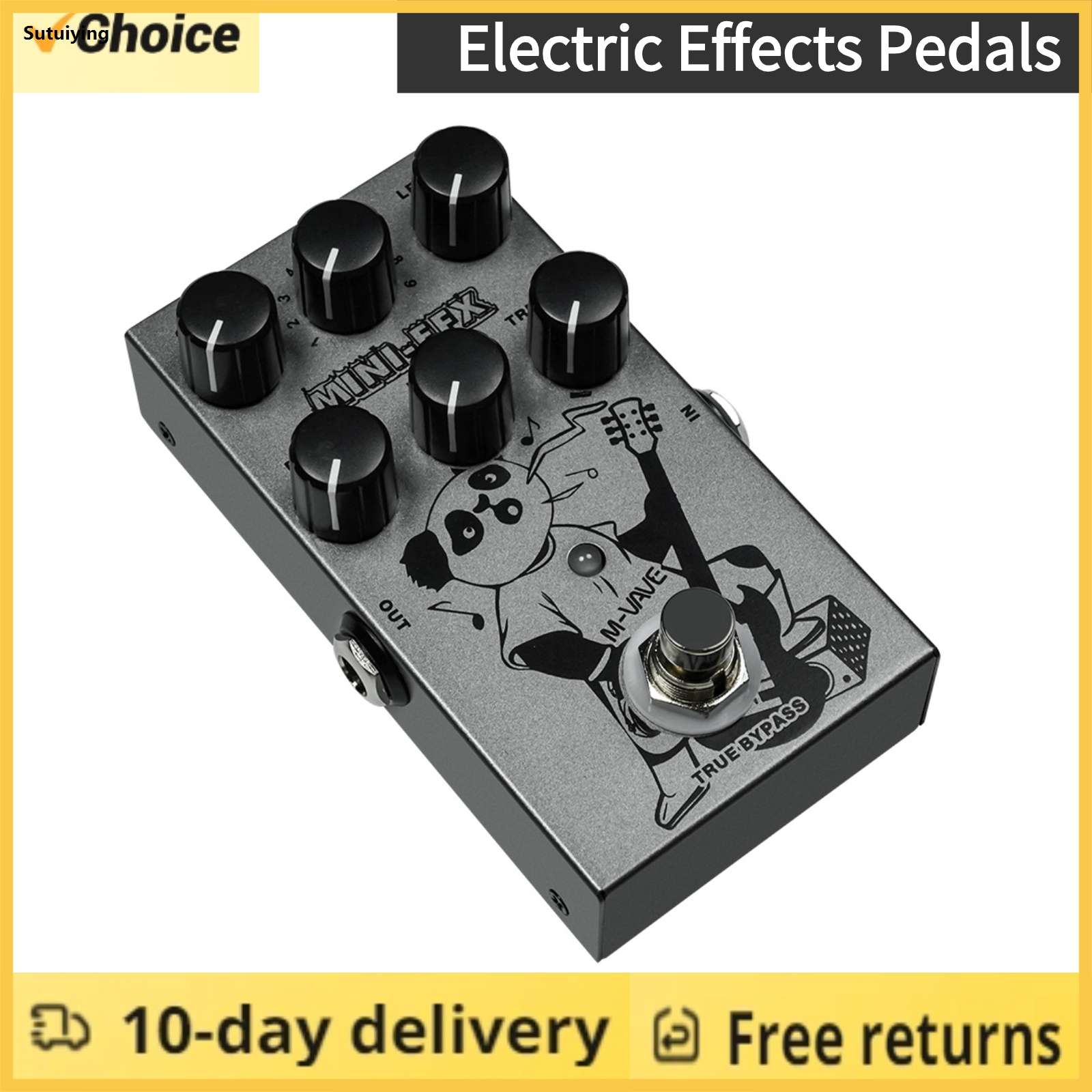Sutuiying M-VAVE Electric Effects Pedals Heavy Metal Electric Guitar ...
