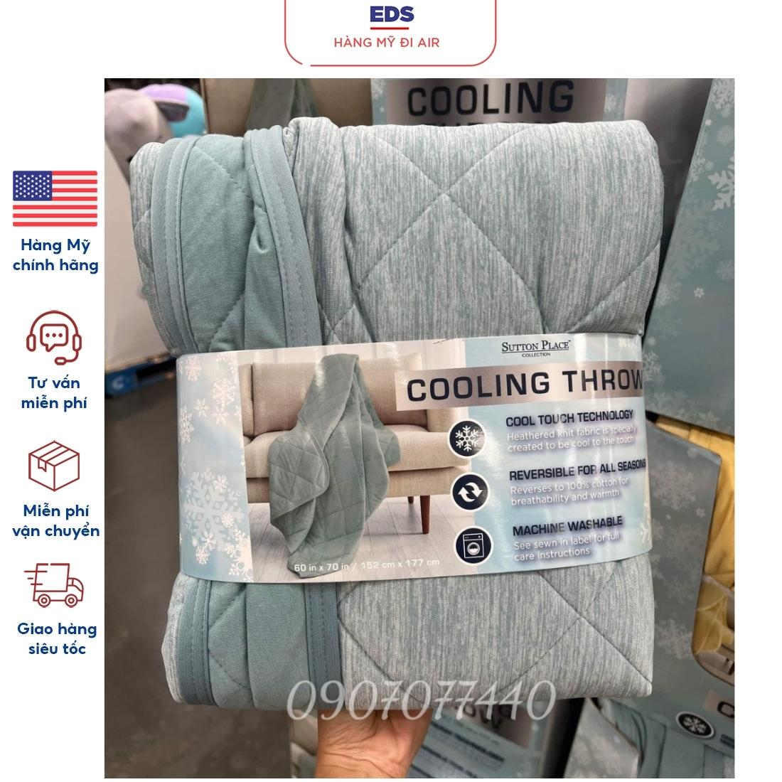 Chăn mền đa năng cao cấp Sutton Place Cooling Throw size 2 người phù ...