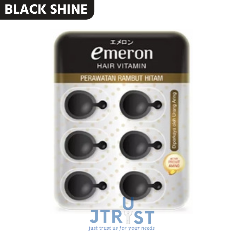 Emeron Hair Vitamin (Vitamin Rambut) Kemasan Blister Isi 6 Caps ...