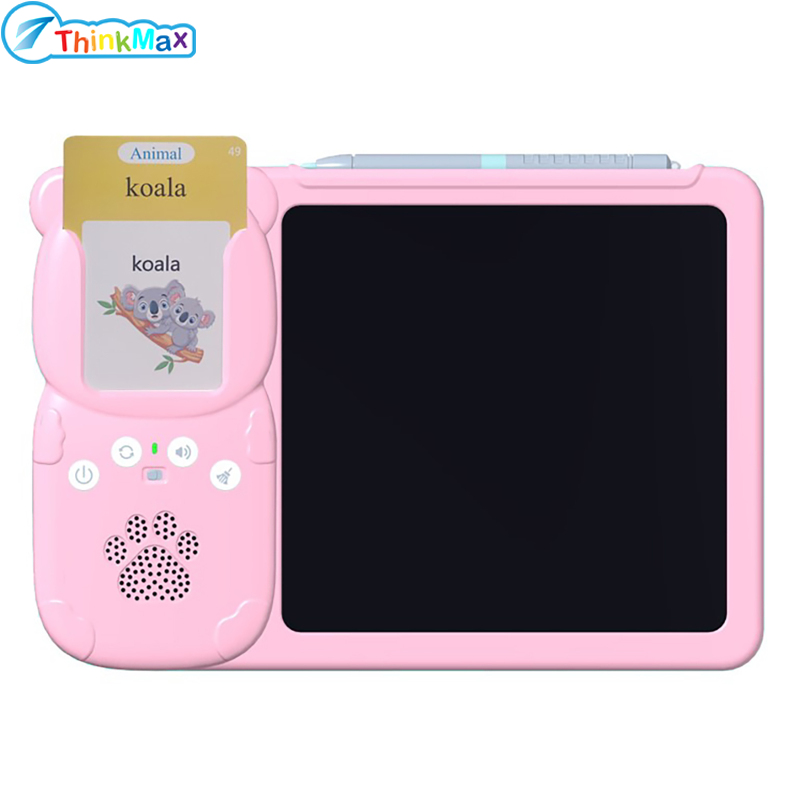 Talking Flash Cards Writing Tablet Bilingual Sound Nursery Rhymes Word ...