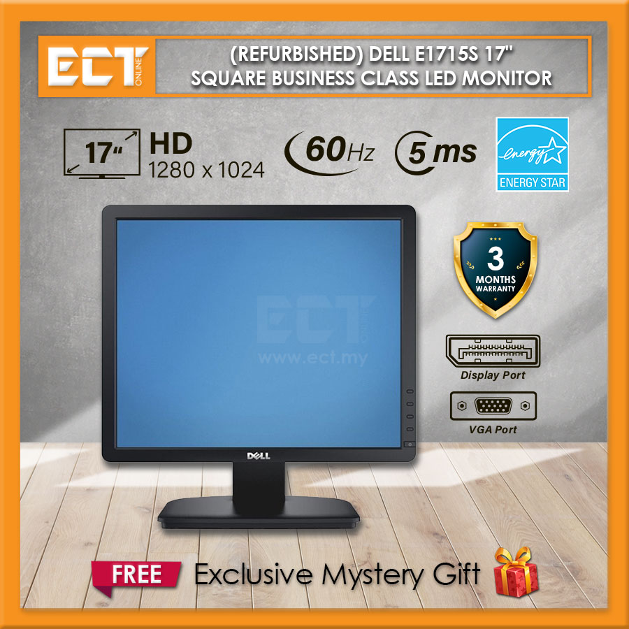 (Refurbished) Dell E1715S 17" Square Business Class LED Monitor ...