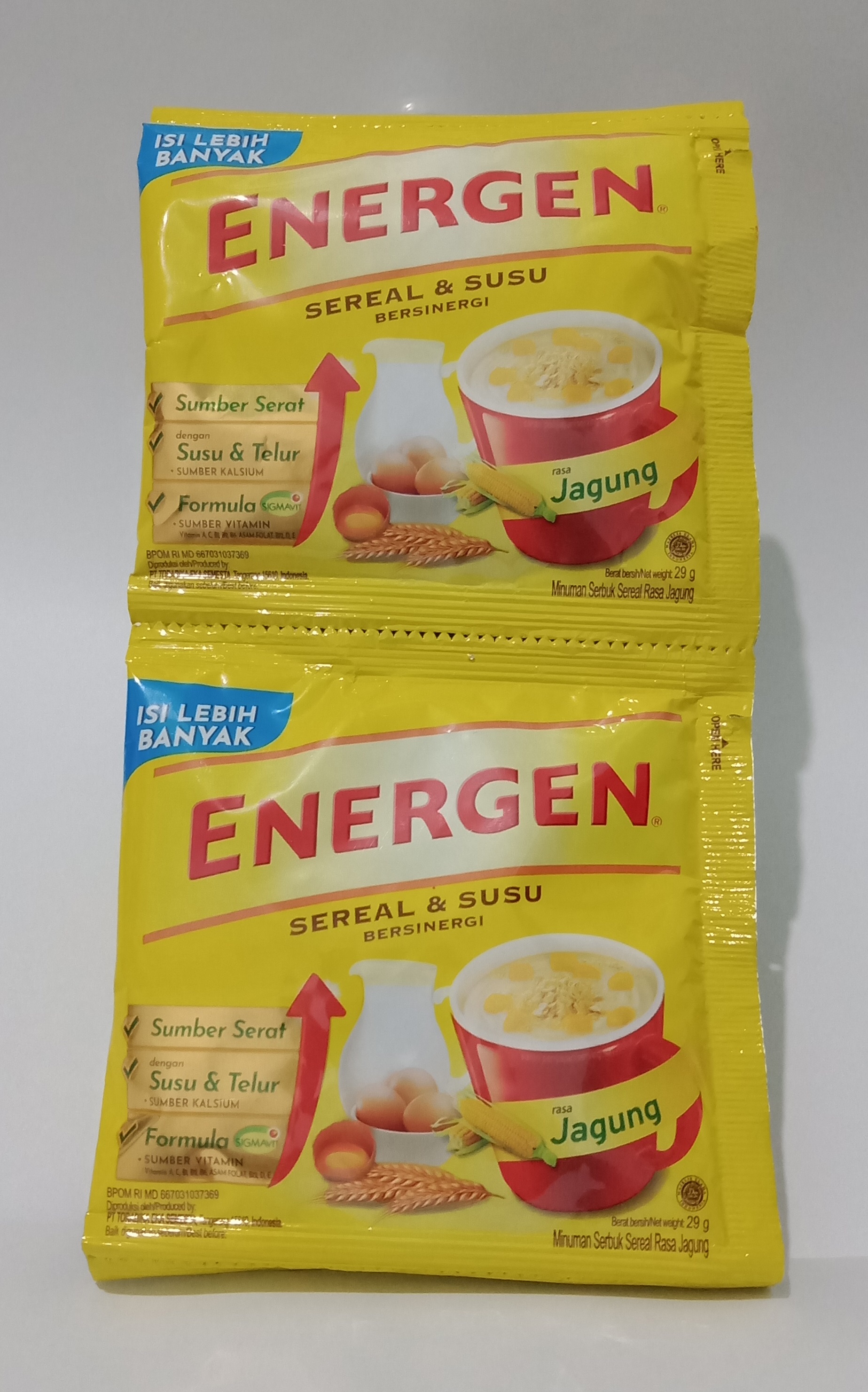 Energen Sereal All Varian 1 Renteng isi 10 Sachet | Lazada Indonesia