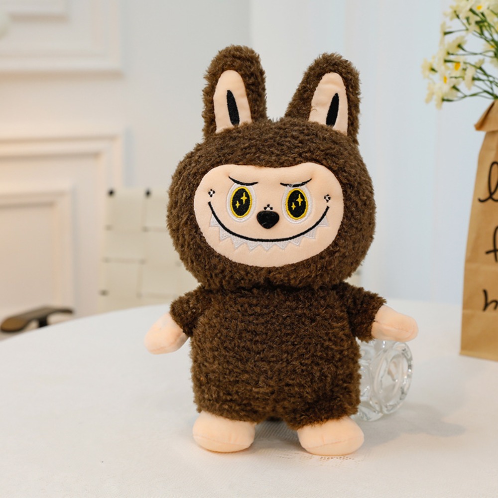 COMPILA Stuffed Labubu Plush Stuffed Doll Big Eye Cartoon Labubu Time ...