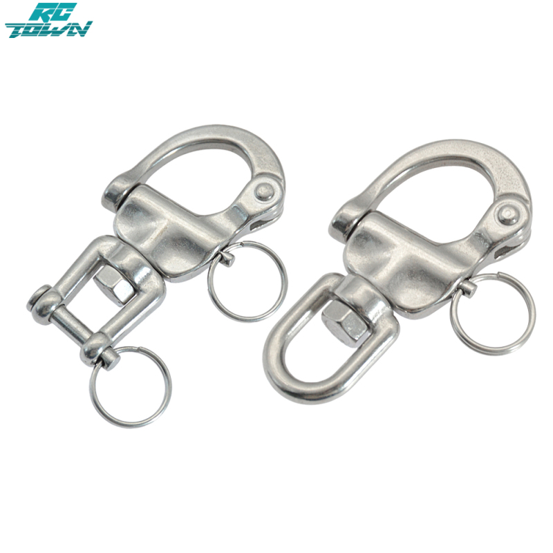 70mm Swivel Shackle 360 Degrees Rotatable 316 Stainless Steel Quick ...