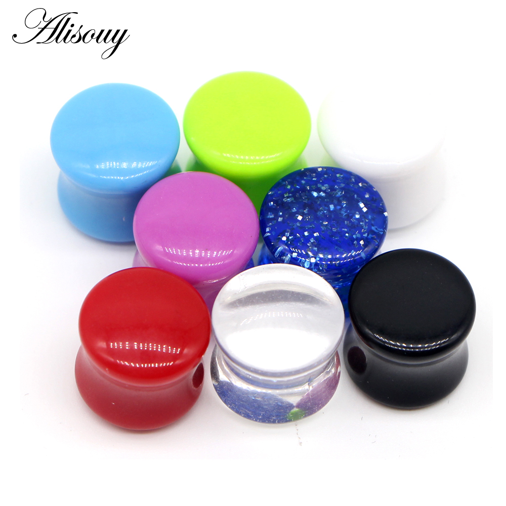 【Clay & Cloud】Alisouy 2PCS NICE piercing body jewelry mixed gauges ...