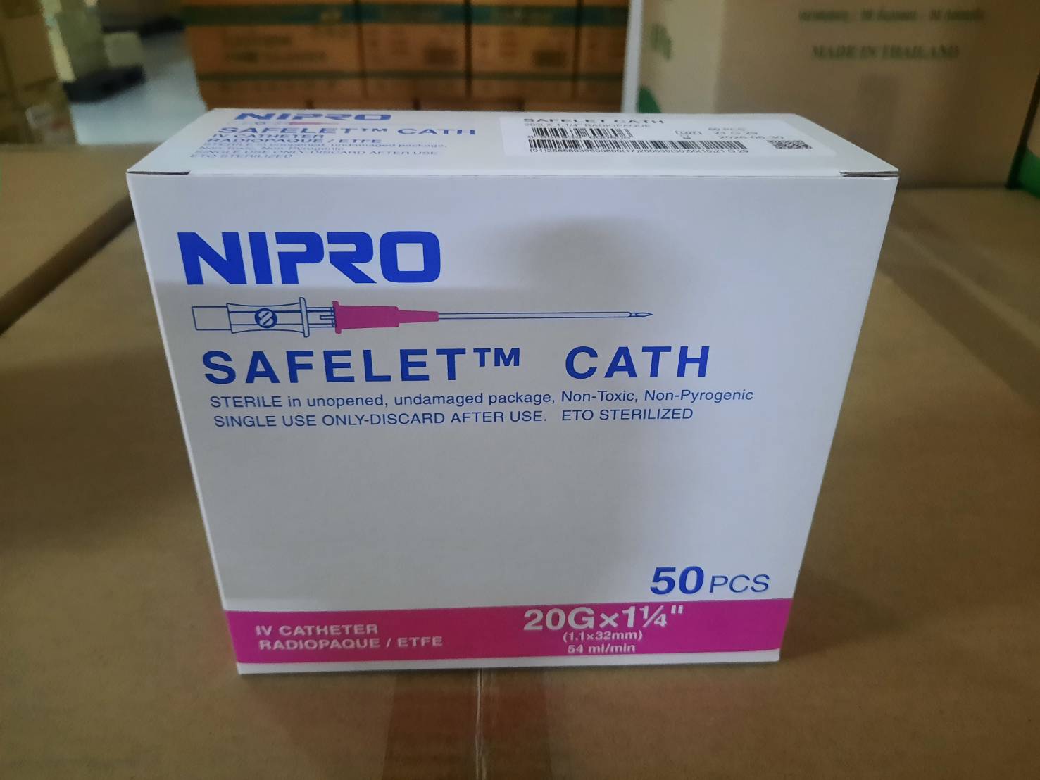 เข็มให้น้ำเกลือ IV.CATHETER (SAFELET CATH) กล่องละ 50 อัน - เมดิเทคโปร ...