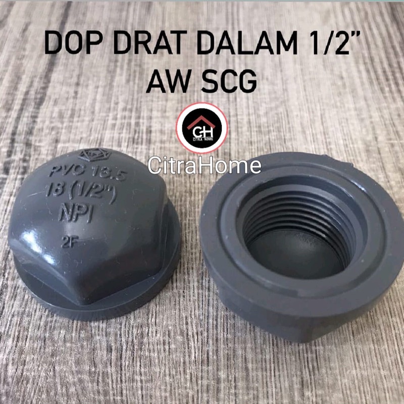 Dop Drat Dalam PVC 1/2” AW SCG | Lazada Indonesia