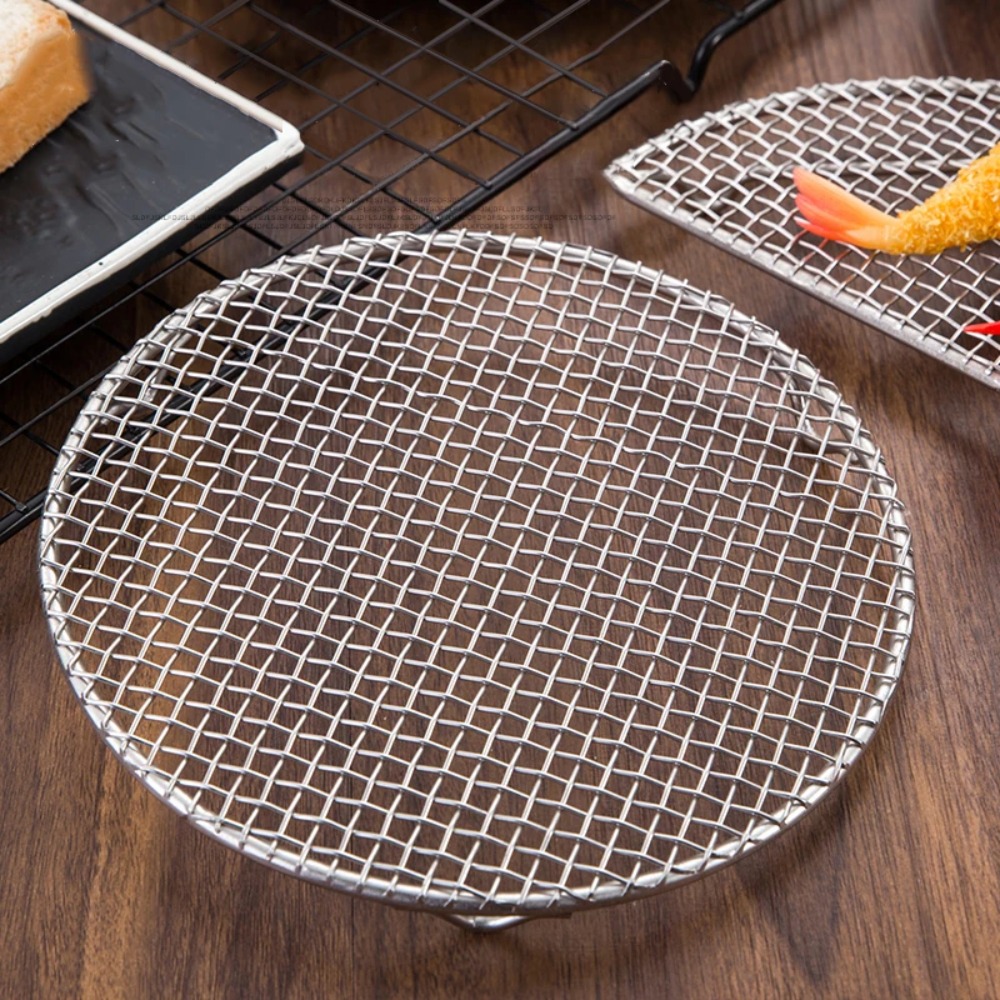 Kitchen Equipment Stainless Steel Tempura Frying Net Semi -circular ...