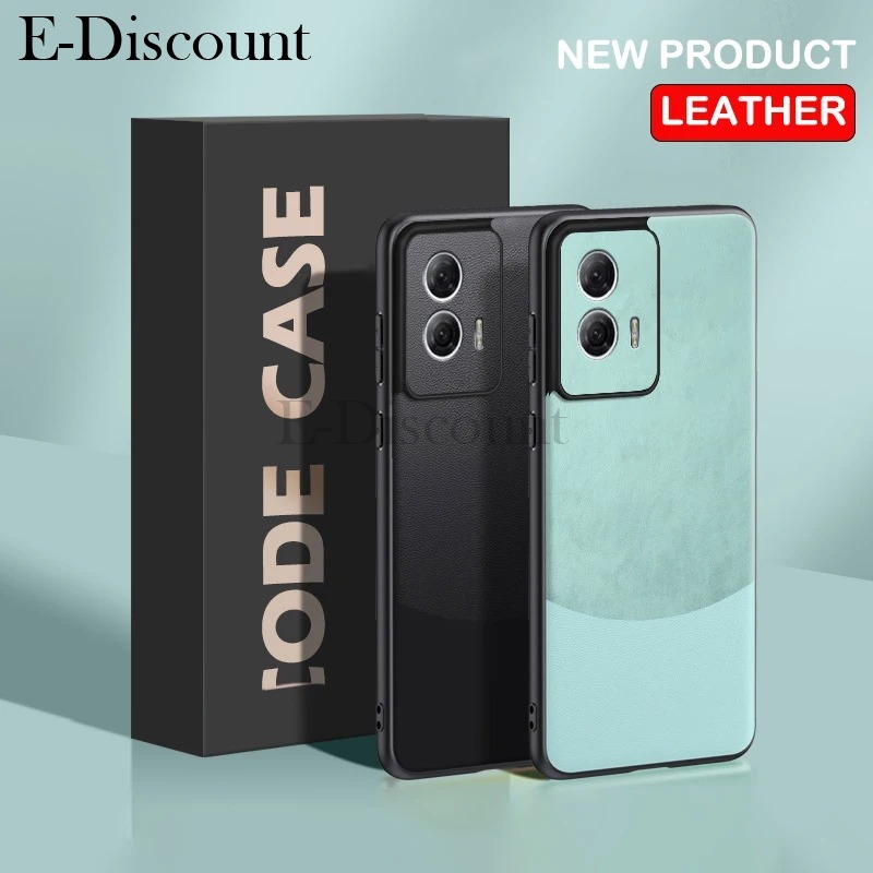 New Phone Case Motorola G45 Case 360 Degrees Protection Leather Soft ...