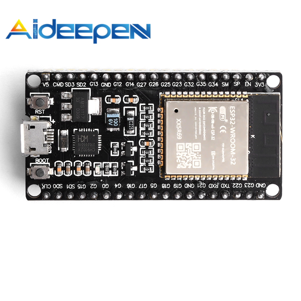 Aideepen ESP32 Development Board WiFi Bluetooth Ultra-Low Power Consumption Dual Core WiFi ...